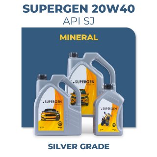 SUPERGEN 20W40 API SJ Mineral
