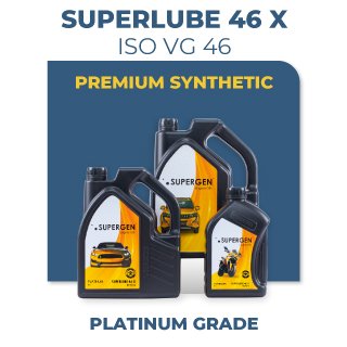 SUPERLUBE 46 X ISO VG 46 Premium Synthetic - Supergen Engine Oils